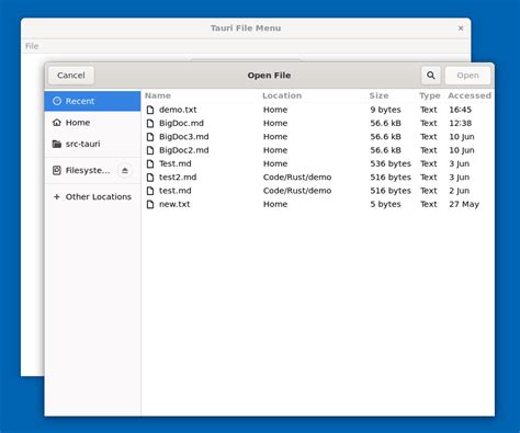 Image result for Tauri Open File Dialog