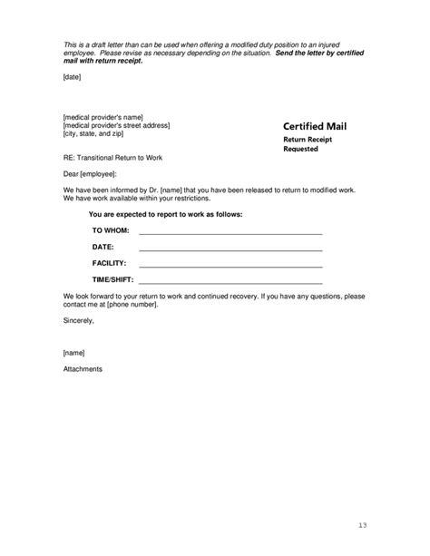 Image result for Transitional Return to Work