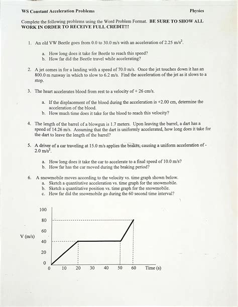 Image result for Acceleration Problems