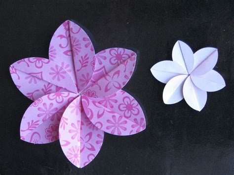 Image result for Folded Paper Flower Tutorial