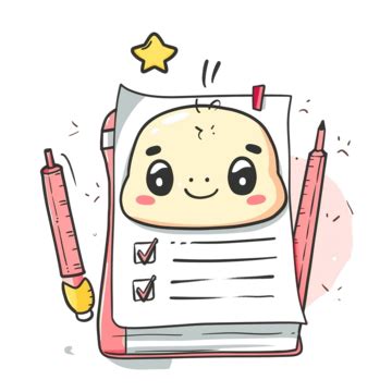 Image result for Test Notebook for Elementary Cartoon