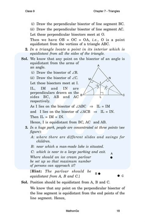 Image result for Math Chapter 7 Triangle PSB 9th Class