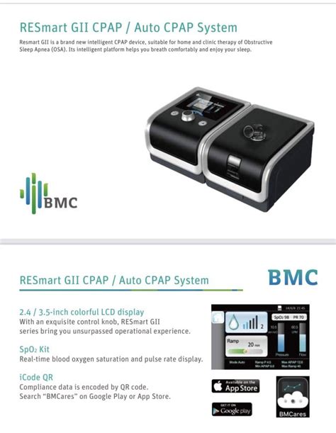 Image result for BMC Luna IQ G2S Auto-CPAP Machine QR Code