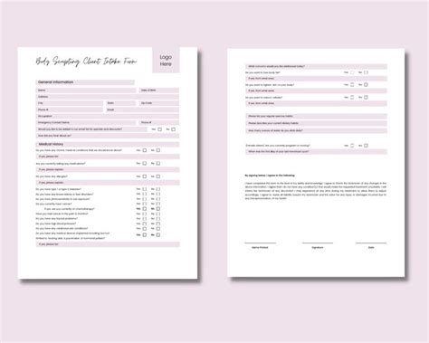 Image result for Body Contouring Intake Form