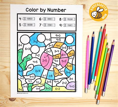 Image result for Addition by Number Color Math Worksheets
