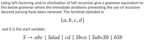 Image result for Left Recursion Left Factoring Difference