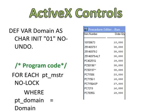 Image result for ActiveX Example