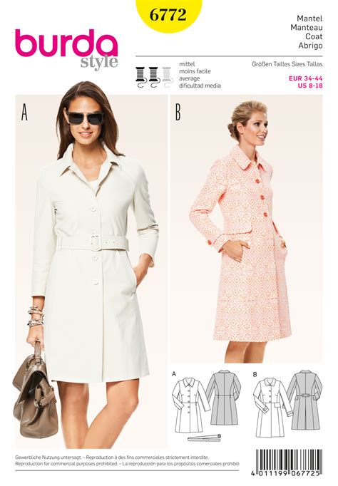 Image result for Burda Style Sewing Patterns