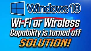 Image result for Wireless Capacity Is Turned Off