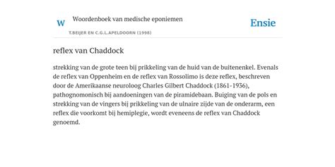 Image result for Chaddock Reflex Video