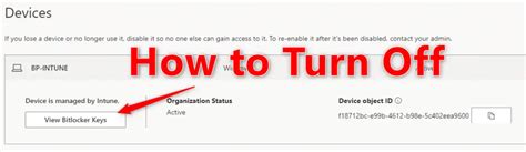 Image result for Intune Disable BitLocker
