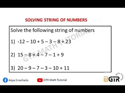 Image result for String of Numbers