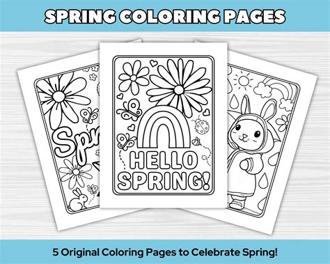 Image result for Hello Spring Coloring Pages Printable