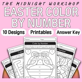 Image result for Easter Addition Color by Number