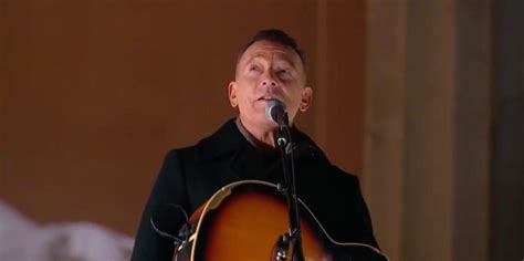 Image result for Bruce Springsteen at Inauguration