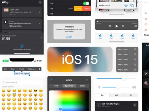 Image result for iOS 15 Design Kit