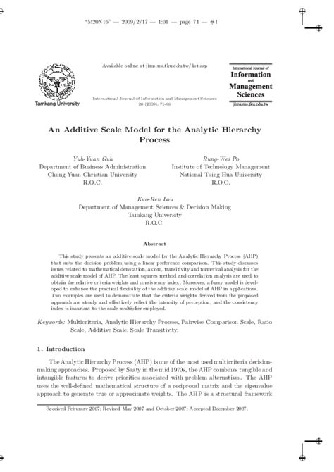 Image result for Additive Model Paper