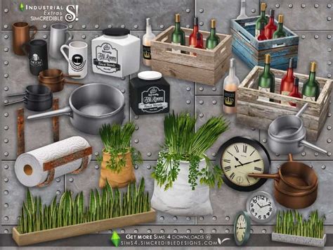 Image result for Sims 4 Kitchen Clutter CC