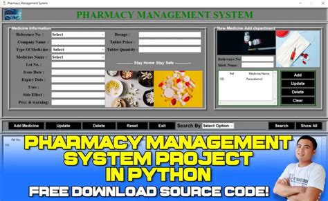 Image result for Pharmacy Management System in Python