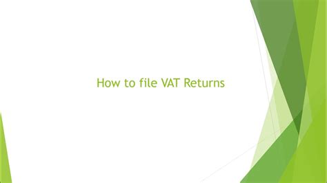 Image result for How to File VAT Return Online