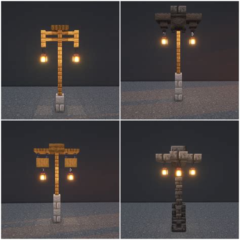 Image result for Torch Lamp Post Minecraft