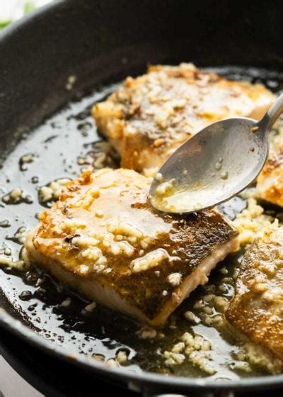 Pan Fried Garlic Butter Cod - Maebells