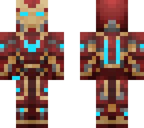 Image result for Iron Man Minecraft Java Skin