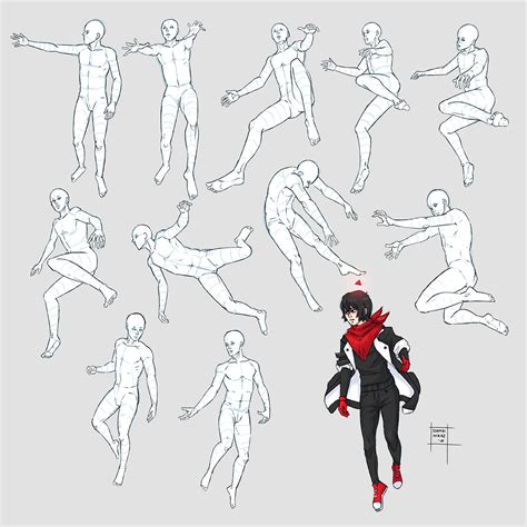 Image result for Dynamic Character Poses Falling