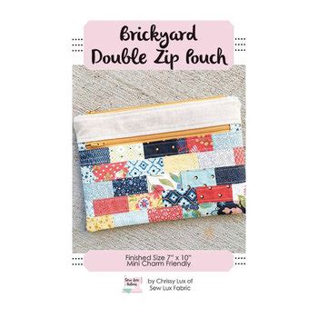 Image result for Divided Double Zipper Pouch Pattern