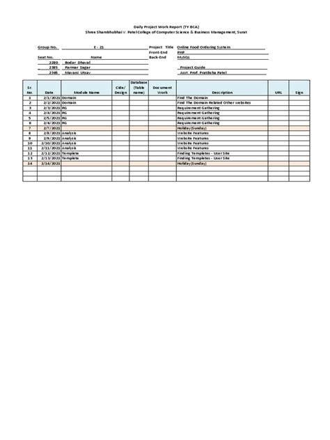Image result for Daily Report Work Pattern