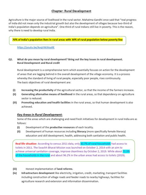 Image result for Rural Development Class 12