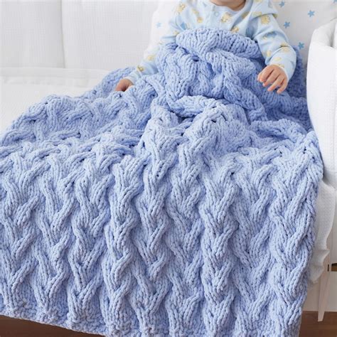 Image result for Cable Baby Blanket Knitting Pattern