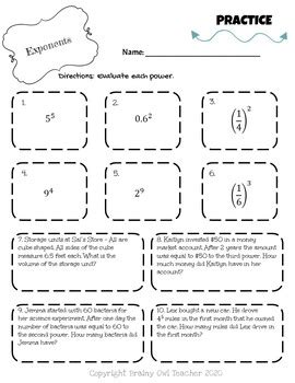 Image result for Exponents Lesson
