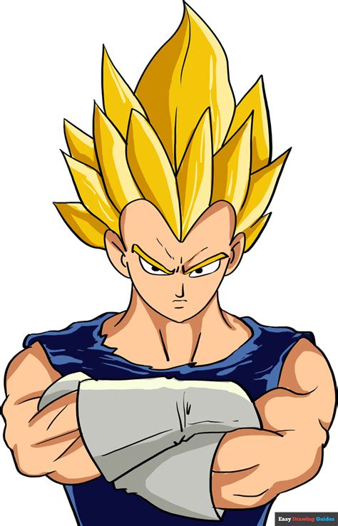 Image result for Tutorial Drawing Vegeta