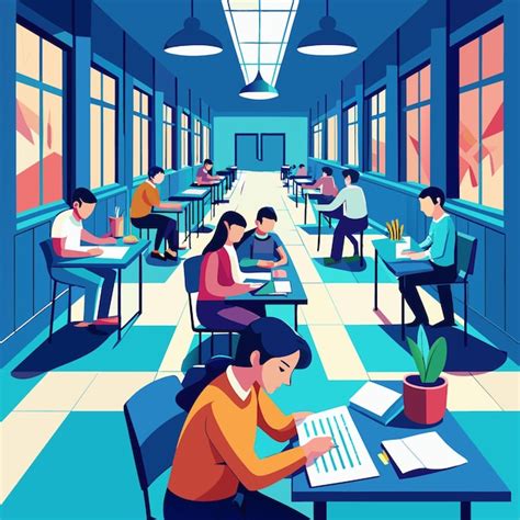 Image result for Exam Students Vector