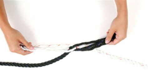 Image result for Back Splice 3 Strand Rope