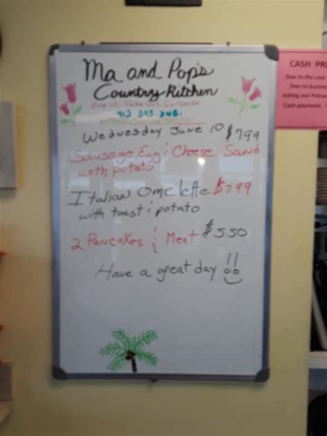 Image result for Pops Country Kitchen Menu