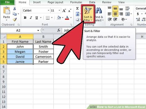 Image result for Excel Sort List Alphabetically Formula