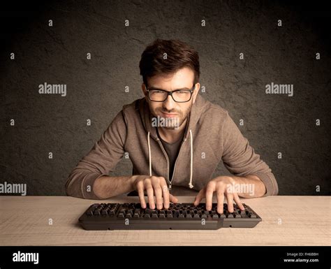 Image result for Computer Geek Typing