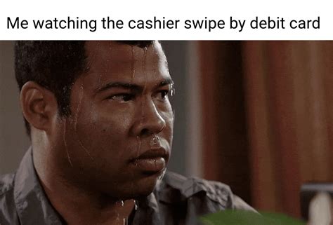 Image result for Guy Sweating Meme Button