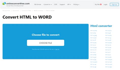 Image result for HTML File to Word