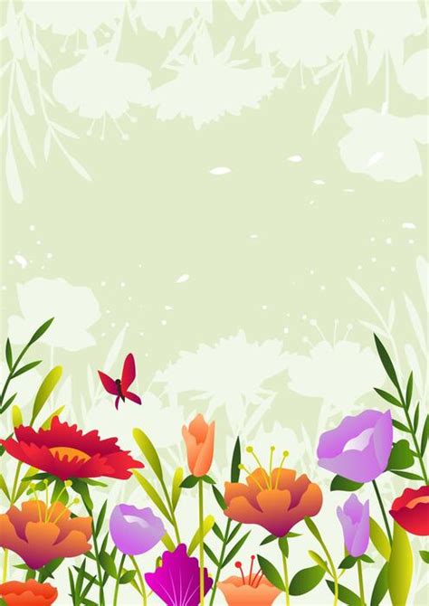 Image result for Spring Flower Border Paper