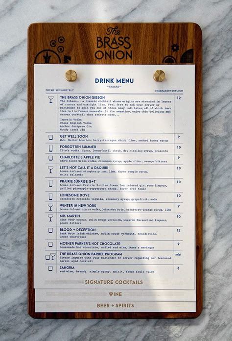 Image result for Main Menu Example