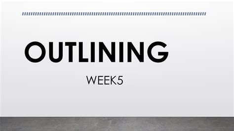 Image result for Outlining Lesson