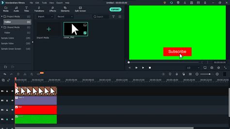 Image result for How to Add Subscribe Button in Filmora 9
