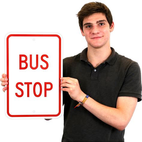 Image result for Bus Stop Sign