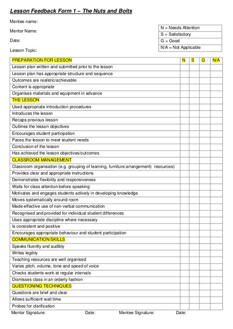 Image result for Lesson Feedback