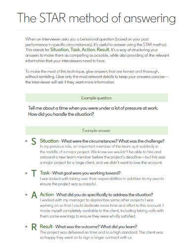 9+ Star Examples to Download