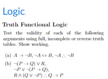 Image result for Truth-Functional Logic
