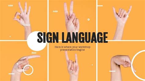 Image result for Presentation in Sign Language